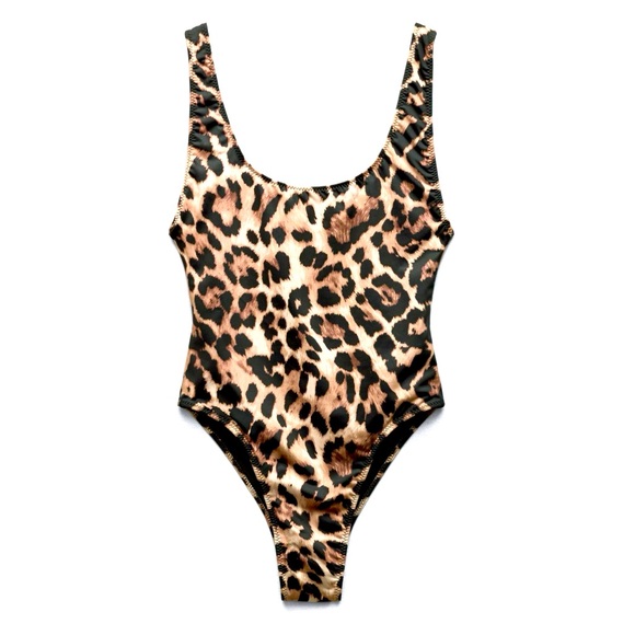 Zara | Swim | Zara Womens Animal Print One Piece Swimsuit | Poshmark